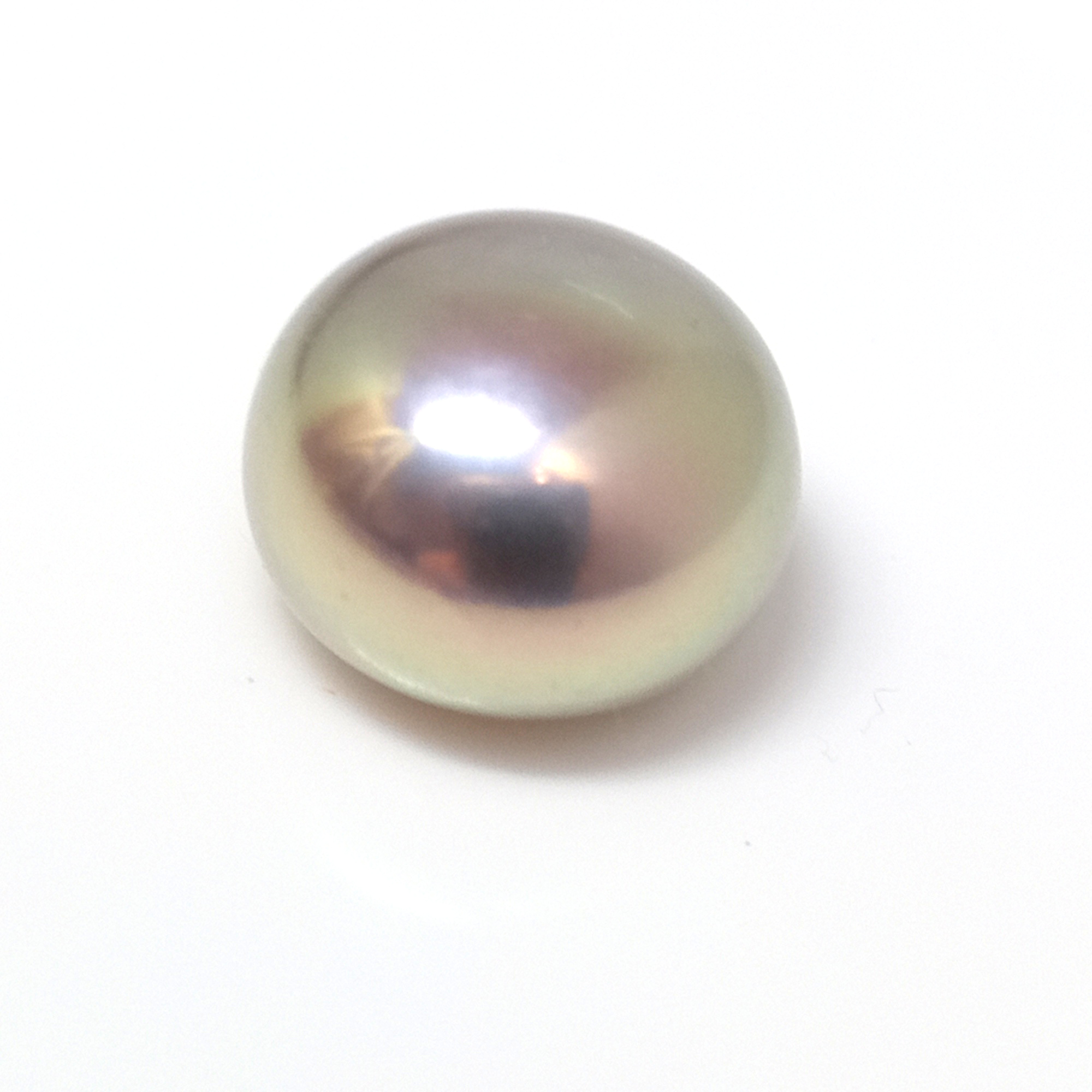 Natural Colours Undrilled Single Button Pearl - Loose Pearls by ...